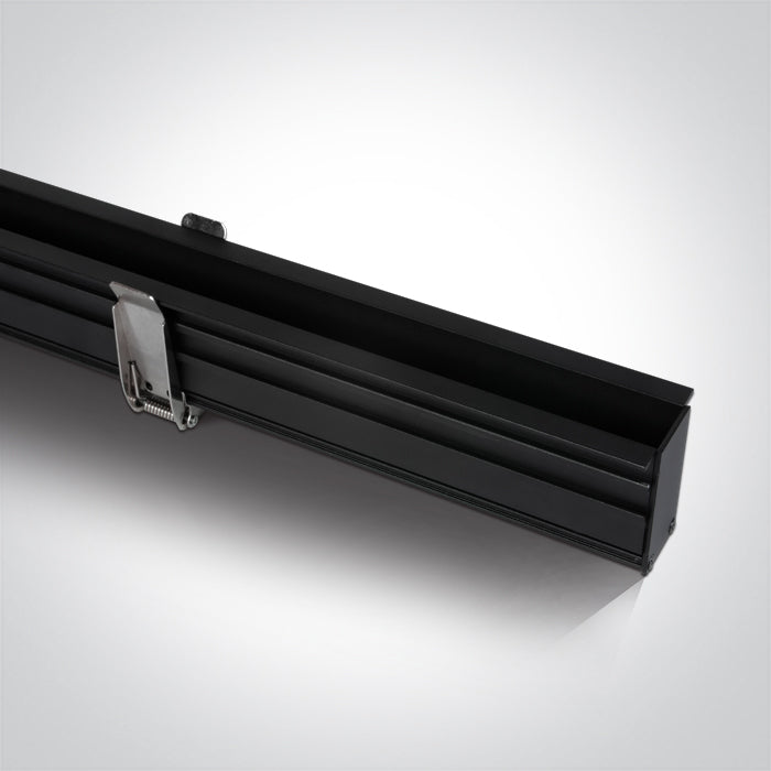Magnetic Recessed Profiles MIDI - 42001RB/B - 1 meter MIDI Recessed bl ...