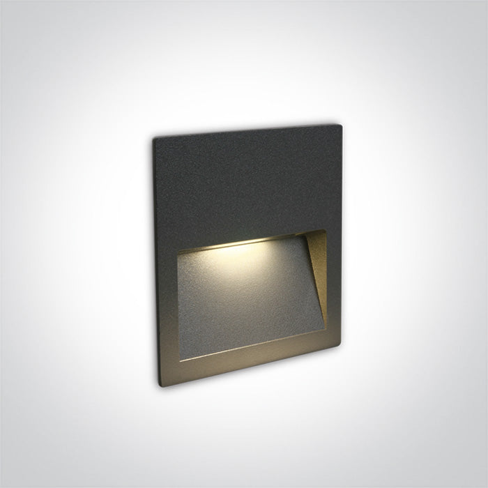 Outdoor Dark Light Wall Recessed Die cast - 68068A – One Light shop